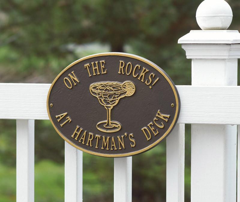 Customized Margarita Deck or Bar Sign | Free Shipping